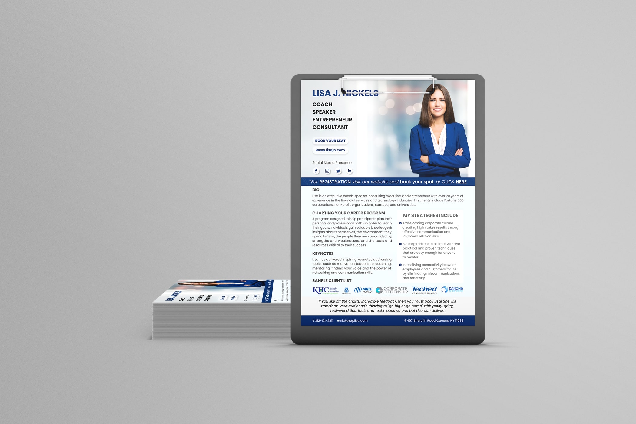 EPK, Speaker Sheet – GraphiMotion